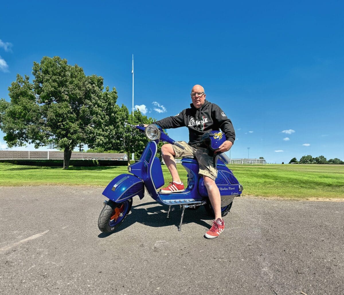 Custom Vespa PX125 street racer: Gwyn Thomas’ 38-year journey to his ...